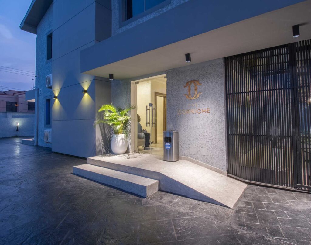 About The Corniche Hotel | Hotel in Lekki